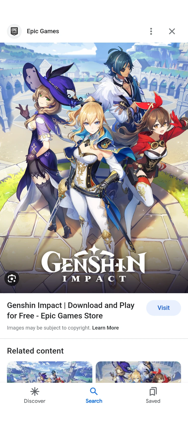 Genshin Impact Ad - (left to right) Lisa, Jean, Kaeya, Amber. | Fandom