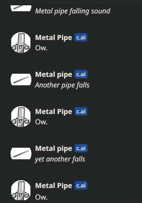 metal pipe abuse | Fandom