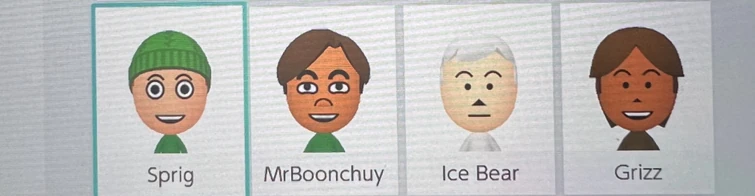 All my Nintendo Switch miis | Fandom