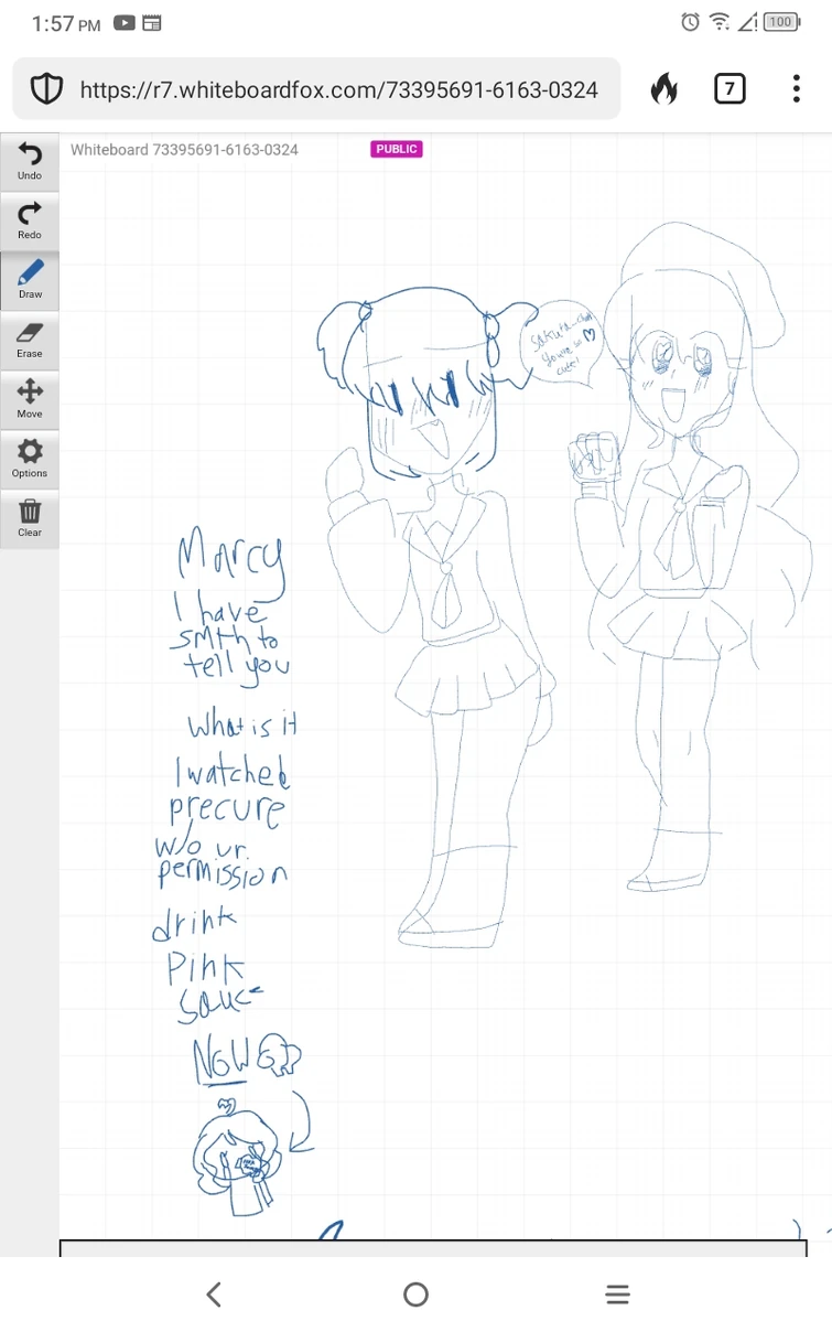 Me and the homies were on whiteboard fox here's are all drawings uwu | Fandom