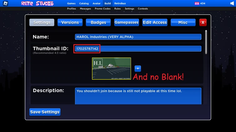 The Guide to how put correctly a image/decal in RetroStudio | Fandom
