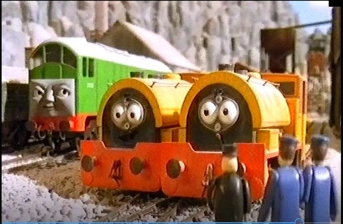 Bill and Ben, behave yourselves or I shall take off your facemasks ...