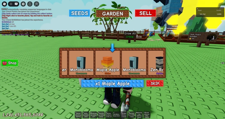 3 maple apples in the event wth is my seed luck? | Fandom