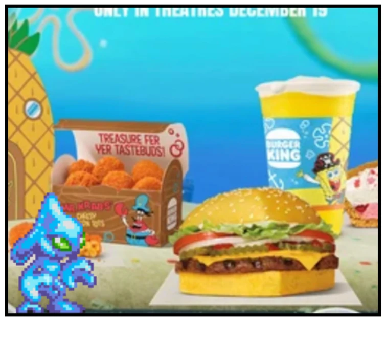 Chaos finds some SpongeBob Burger King food items | Fandom