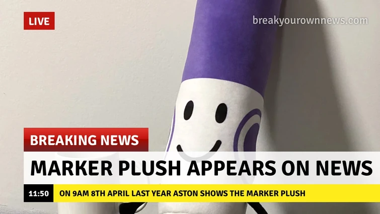 Marker appears on BBC news. | Fandom