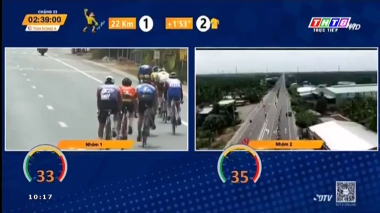 Một đài thì xin được sóng sạch của HTV9, còn 1 đài không xin được nên ...