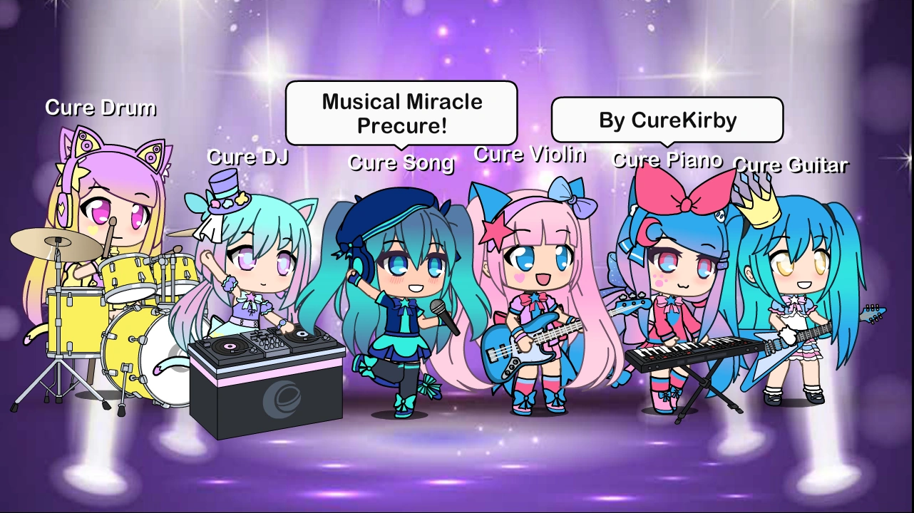 Musical Miracle Precure! I've finally finished my sec precure series ...
