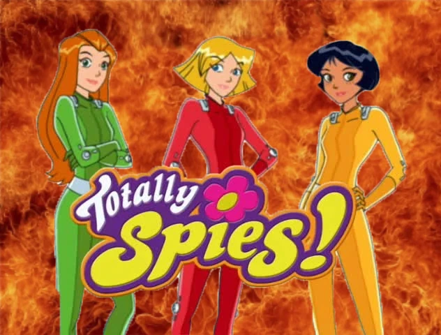 Funny shot from the Totally Spies screensaver! in the style of the ...