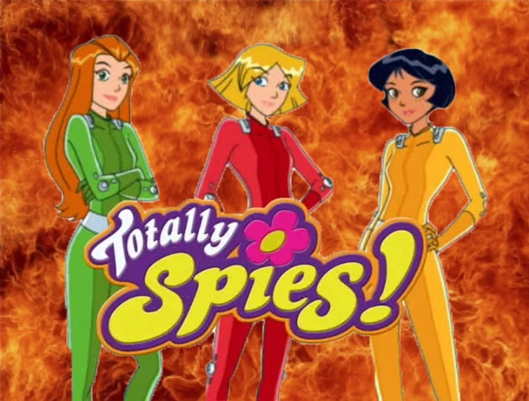 Funny shot from the Totally Spies screensaver! in the style of the ...