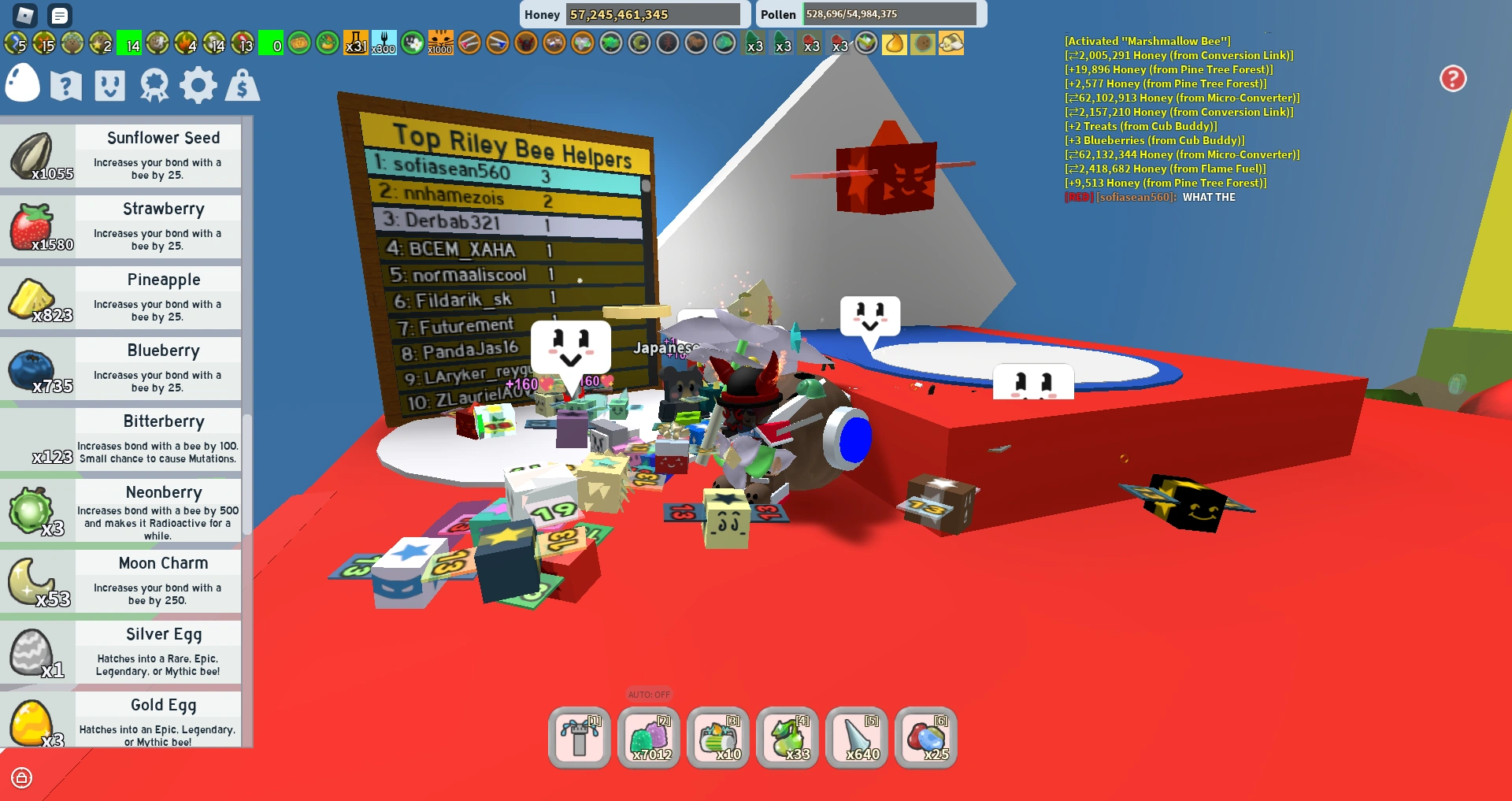 New record of Top Gifted Riley Bee Helpers. | Fandom