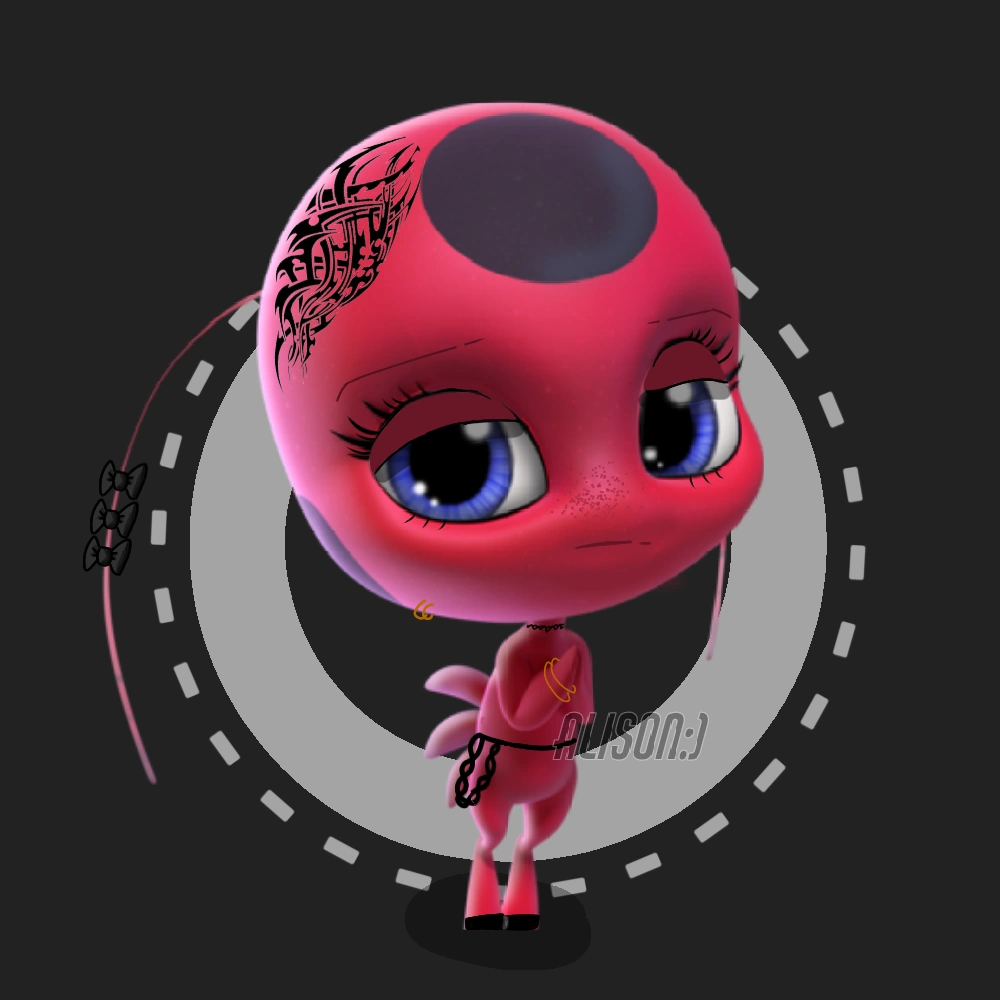 i drew Tikki as a bad girl 😂🖐️ | Fandom