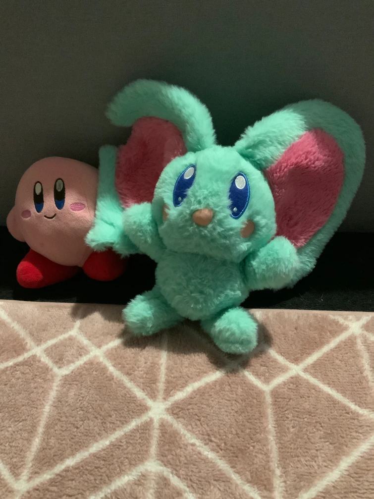 Showing you guys my Kirby and Elfilin plushies :D | Fandom