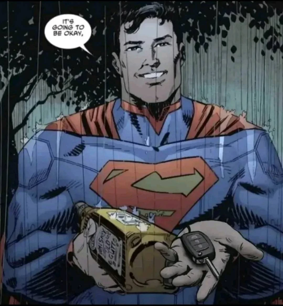 thank you... superman... | Fandom