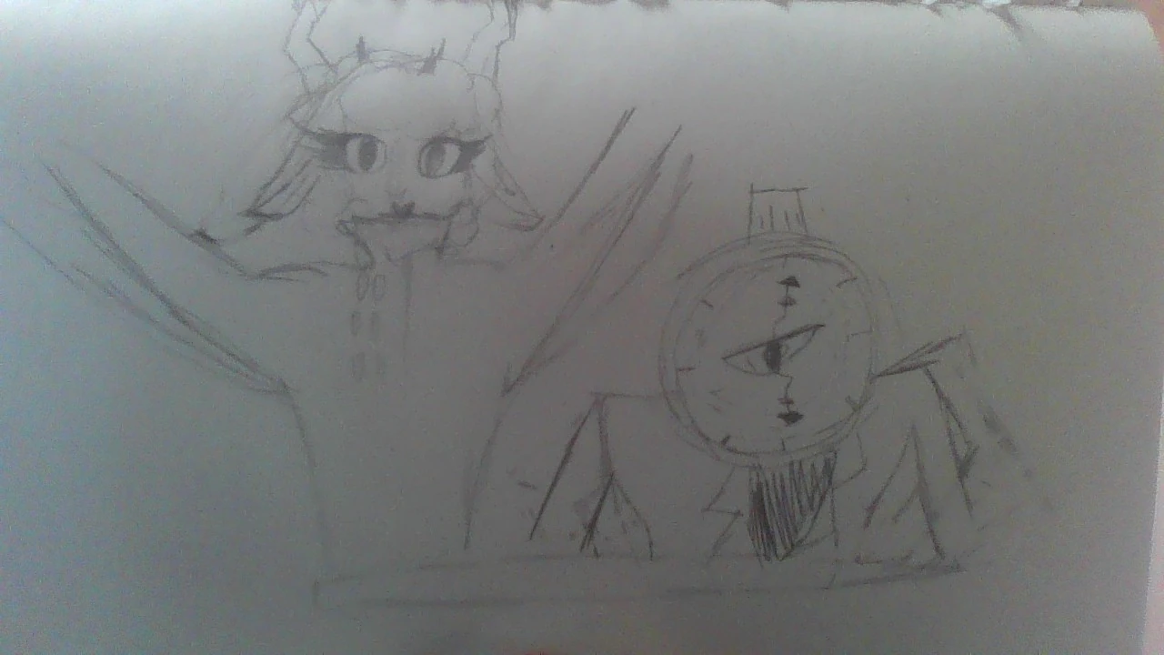 first (sh^tty) drawing of bezel and lulu together | Fandom