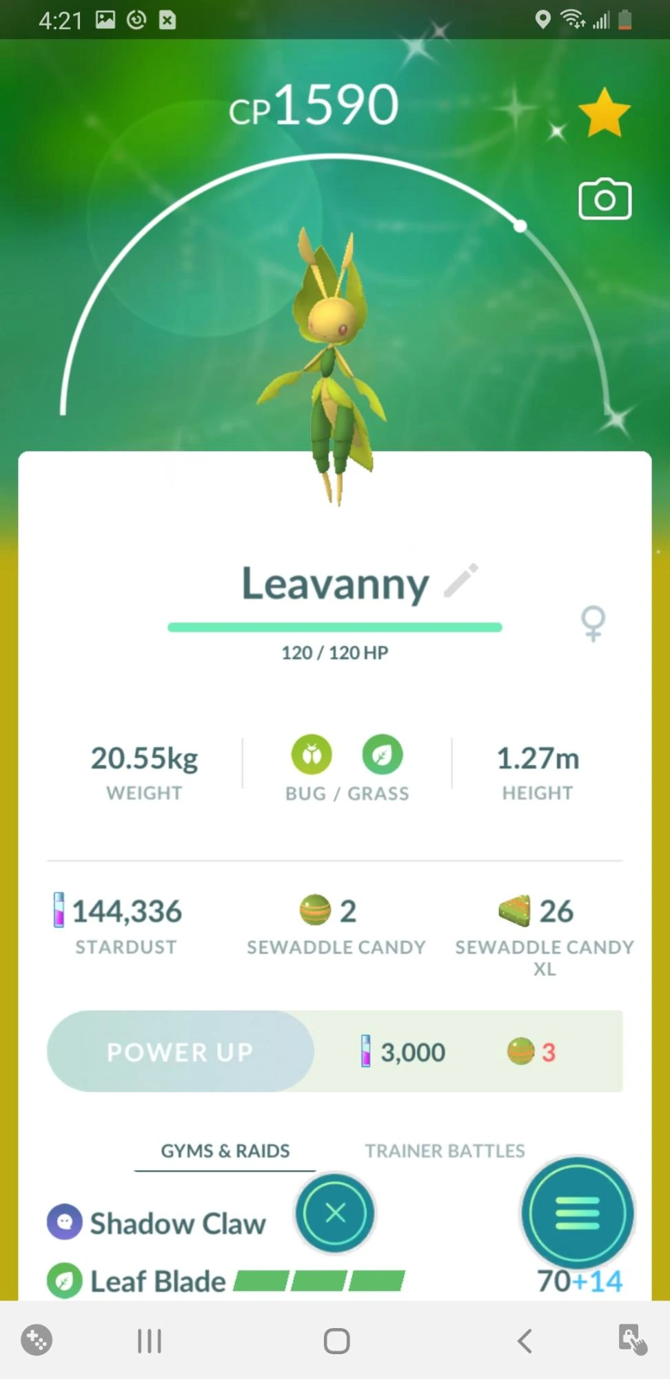 Shiny and hundo leavanny let's go | Fandom