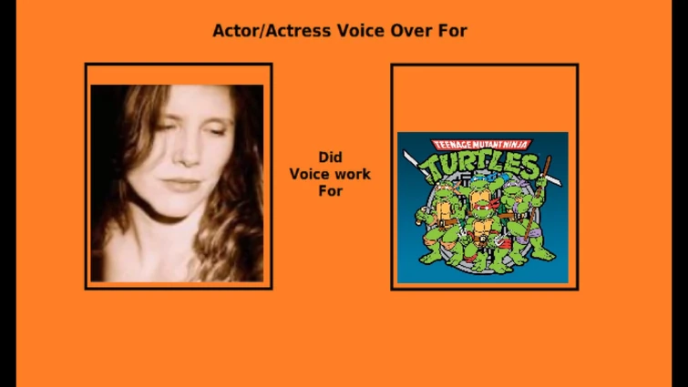 What if Barbara Anne Weber Scaff did Voice Work for TMNT 1987? | Fandom