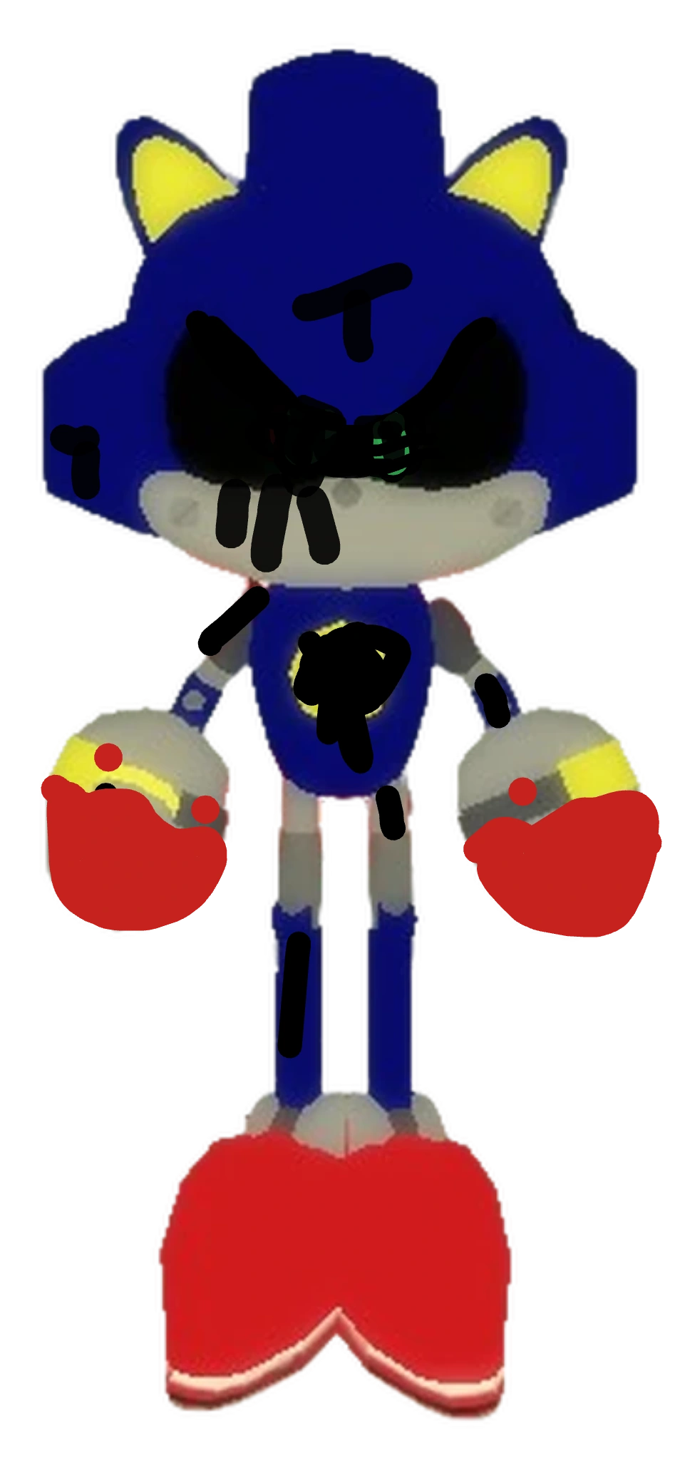 rate this metal sonic damaged design 🫵 | Fandom