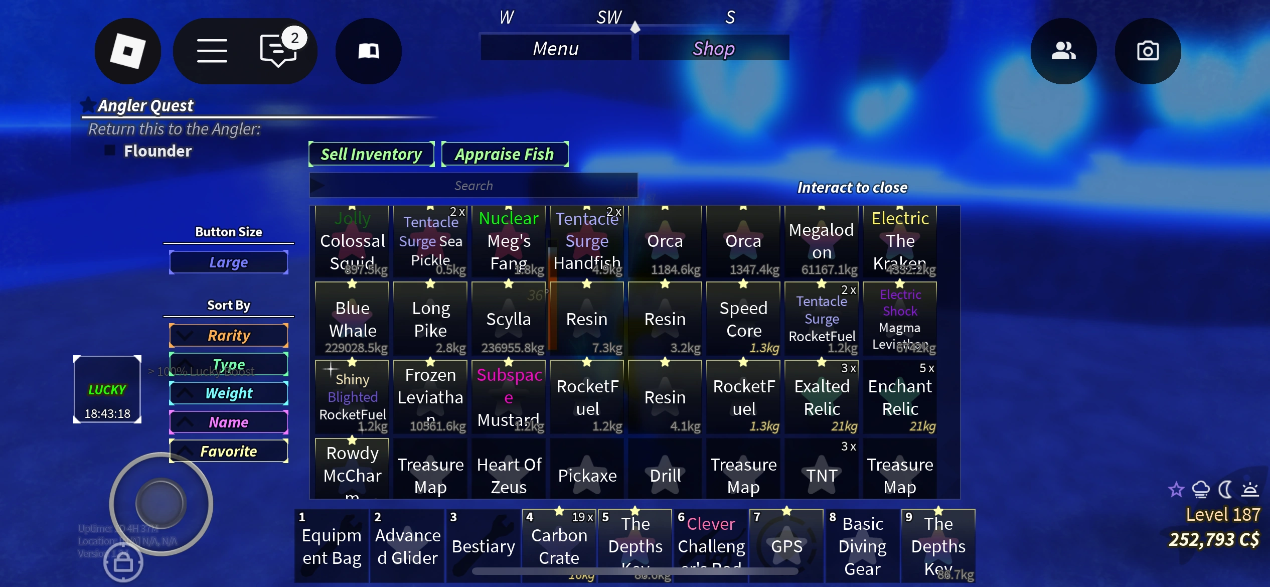 Found a 64x luck server | Fandom