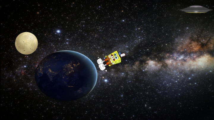 SpongeBob goes to space | Fandom
