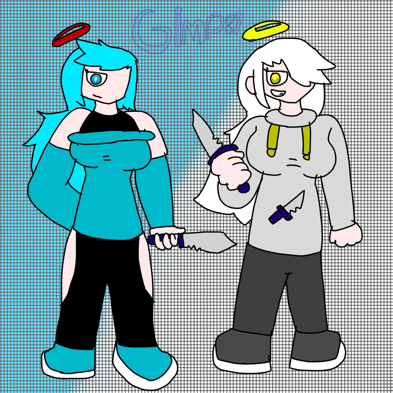 Cyan and nera (white) | Fandom