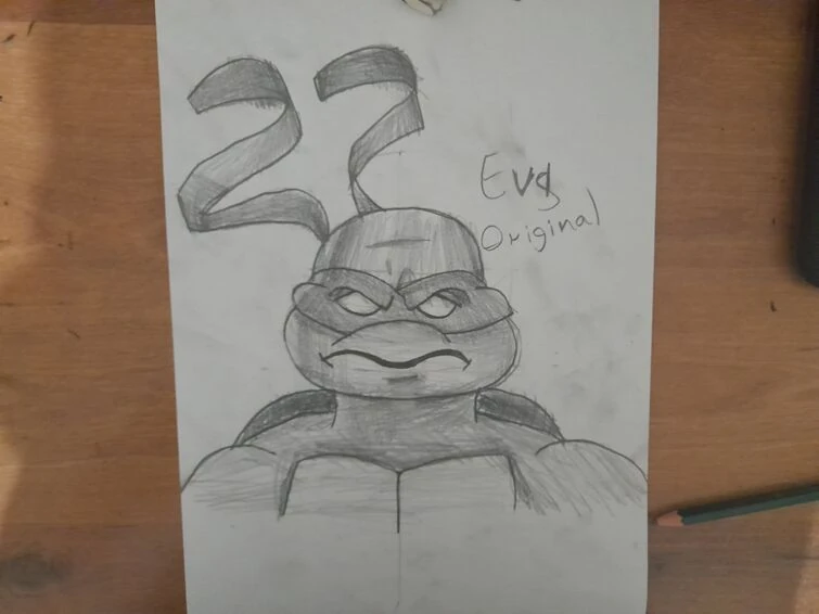 My simple sketch of a Teenage Mutant Ninja Turtle | Fandom