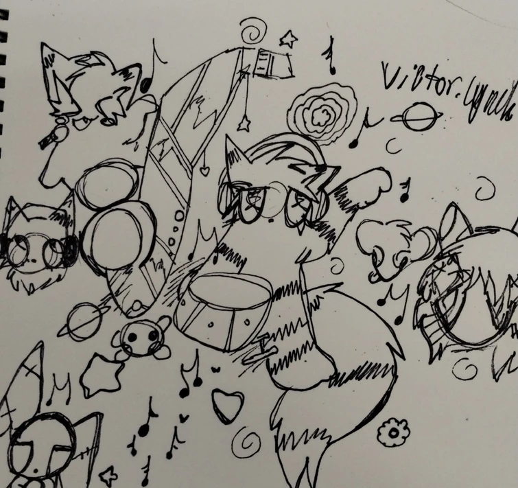 Chaotic drawings I made in art class | Fandom