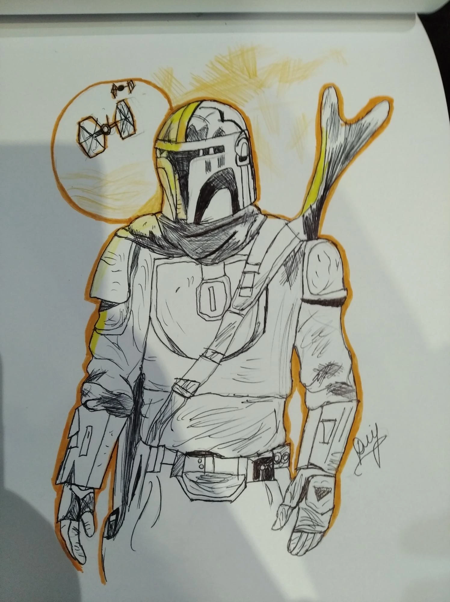 A Mando artwork I made | Fandom