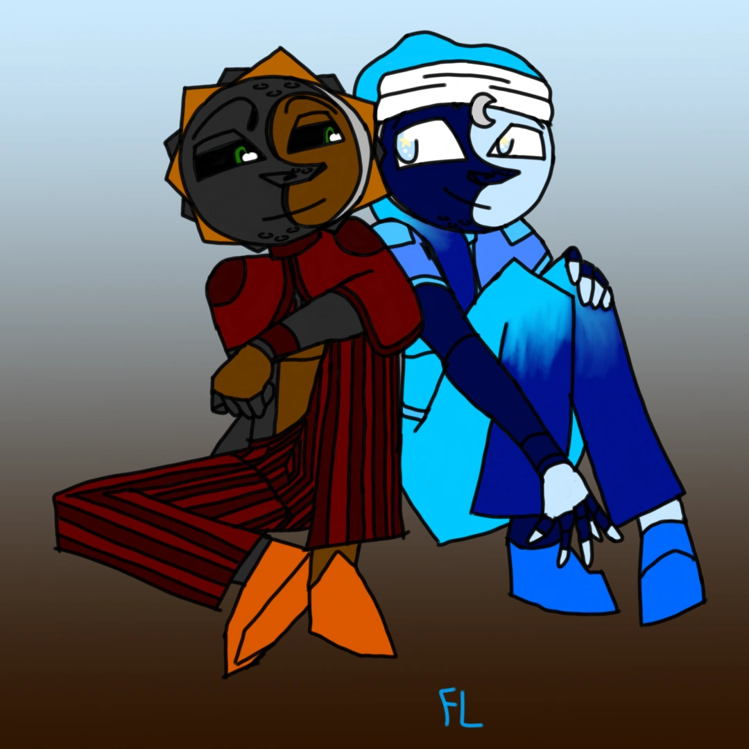 I drew Nice Eclipse and Lunar. | Fandom