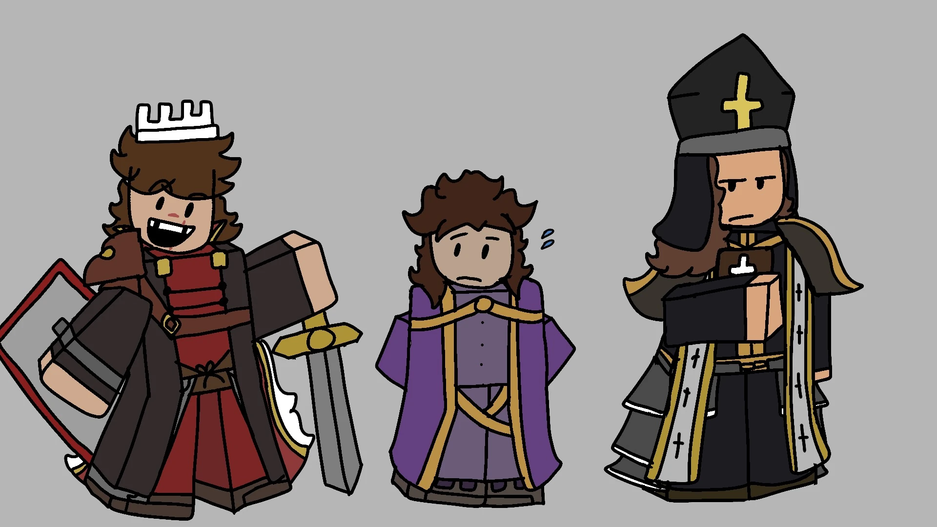decided to color in my hc designs | Fandom