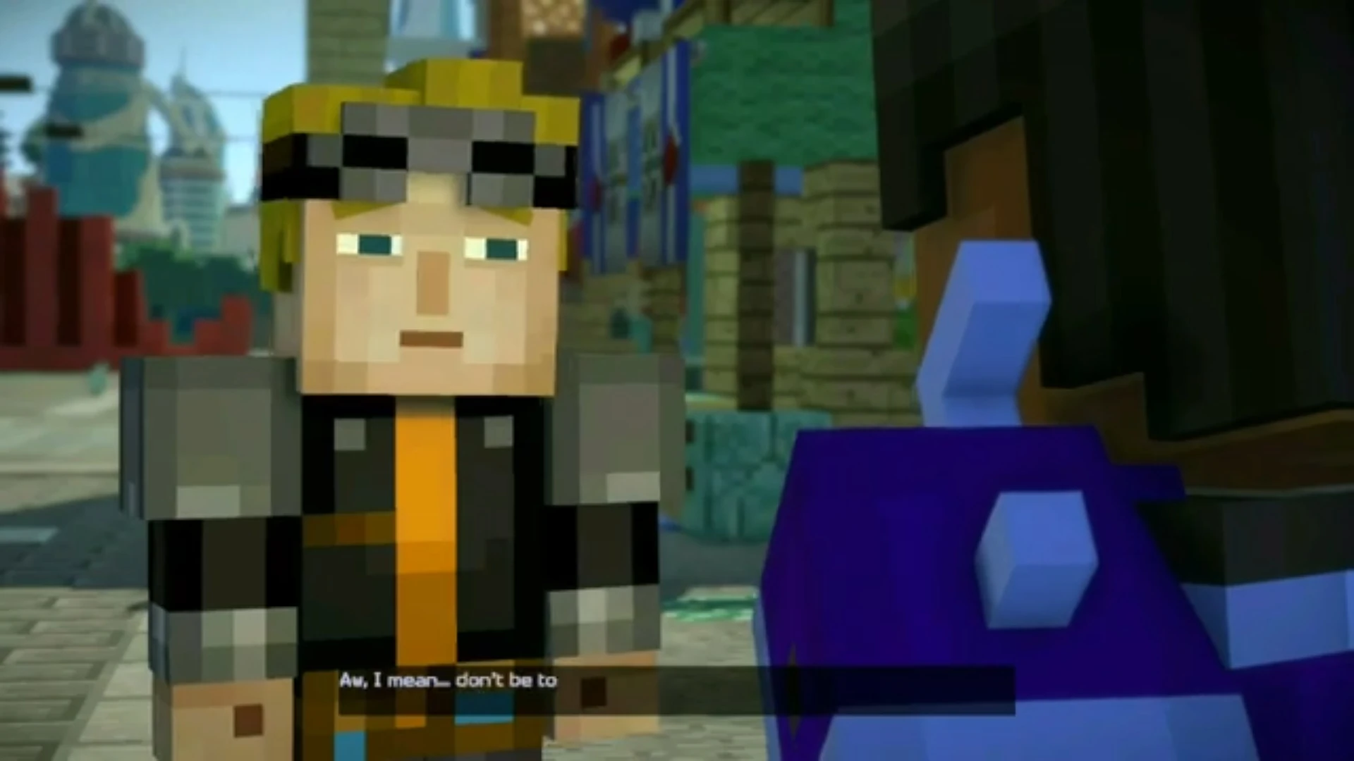 Minecraft Story Mode Petra And Lukas Were miles from their fans in the ...