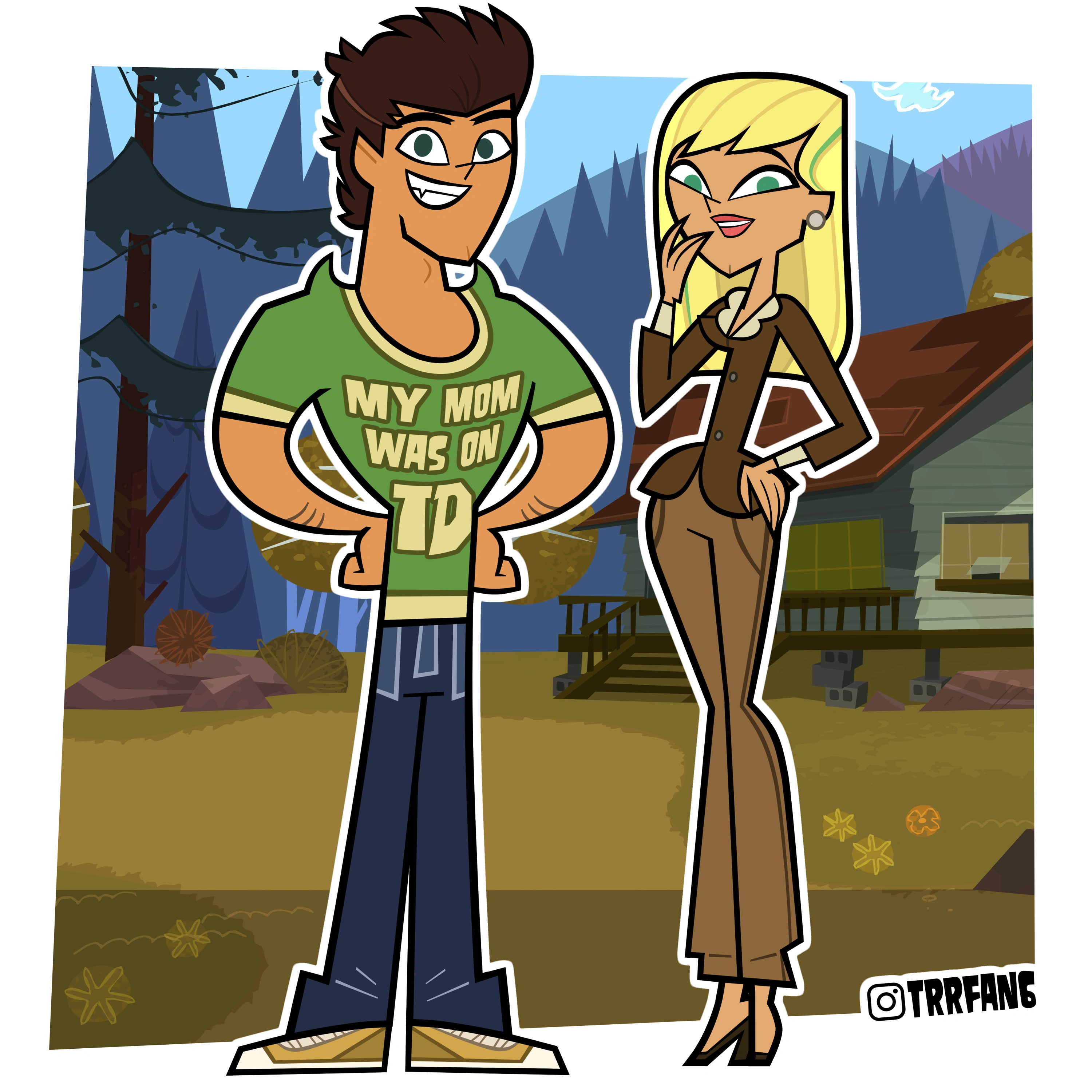 Dakota and her son Rory visiting Camp Wawanakwa many years after TDRI ...