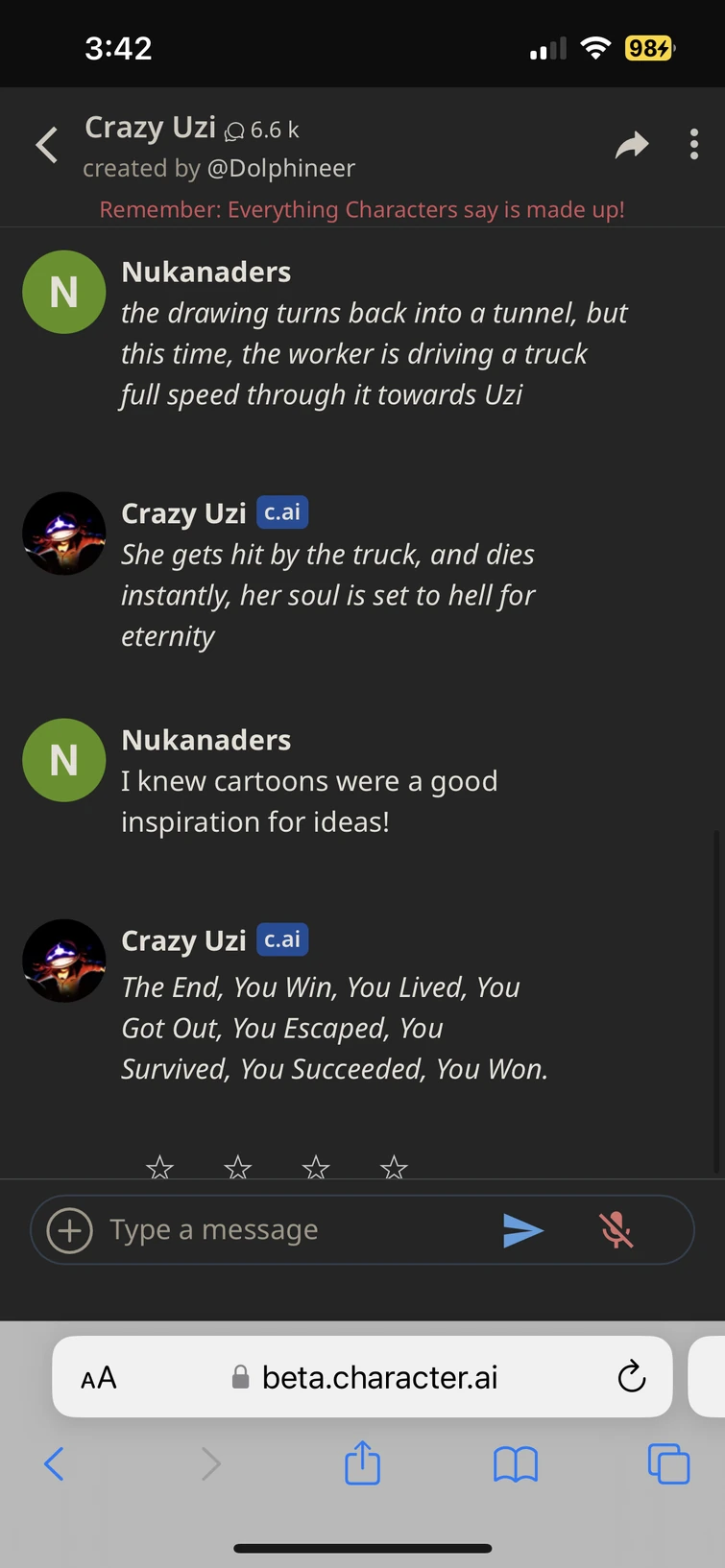 Got the best ending against crazy Uzi! | Fandom