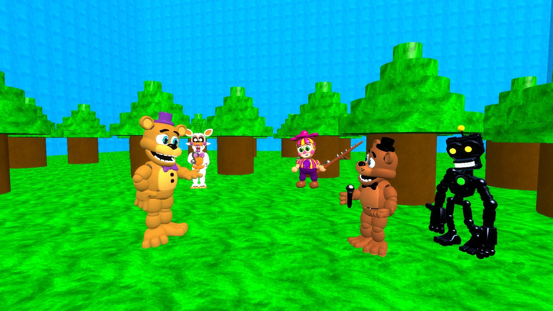 fnaf world renders | Fandom