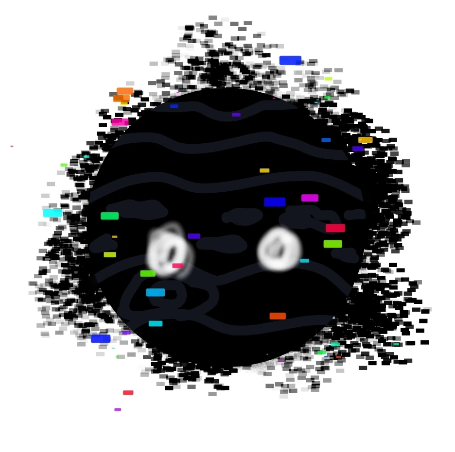 Heres Jupiter in the "Glitched!" au (though kinda lazy with this one ...