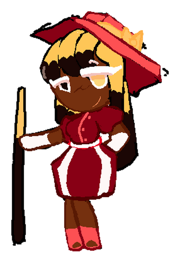 yesterday was pocky day but i missed it so take a pocky themed cookie ...