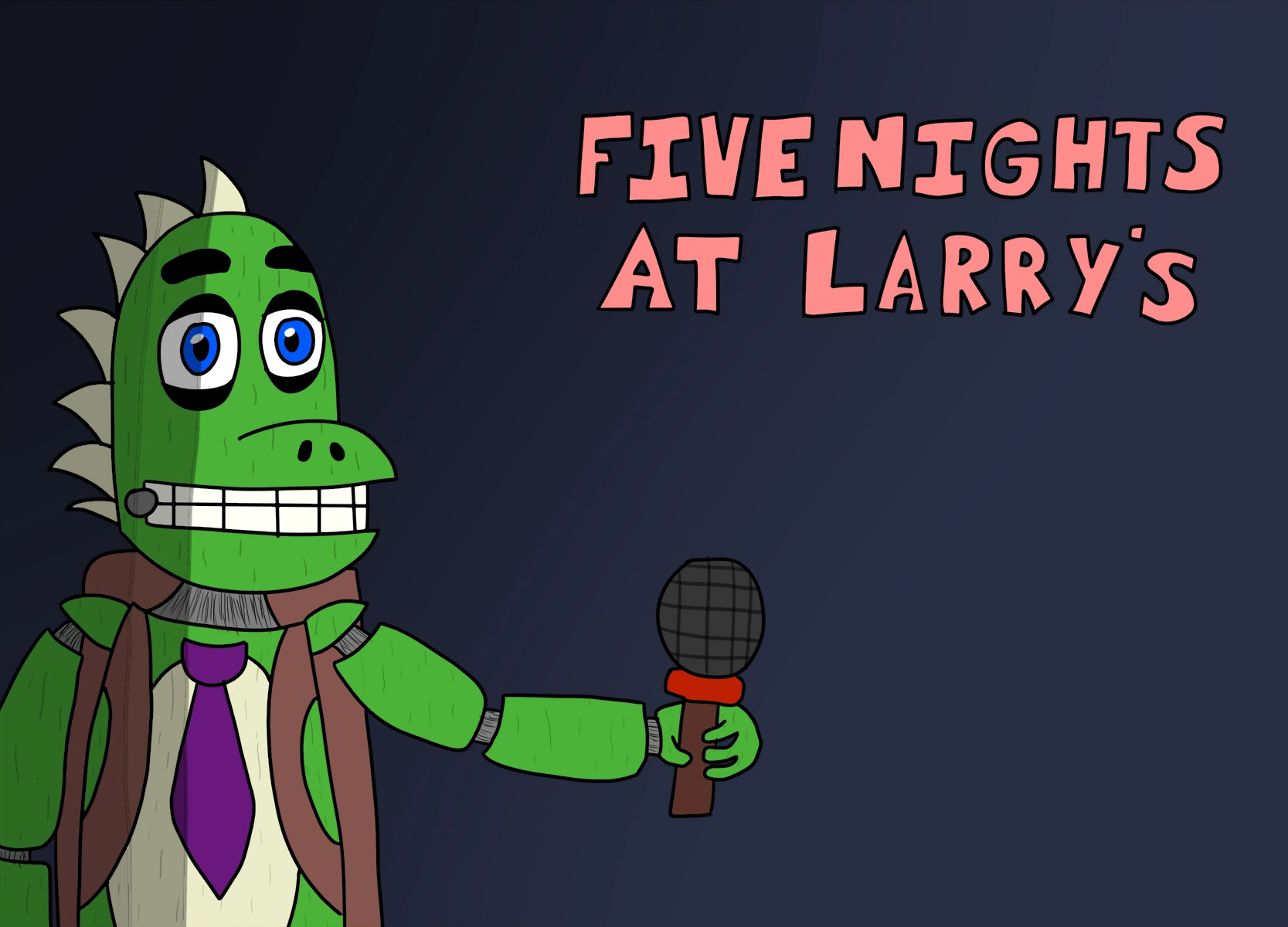 Five Nights at Larry’s poster (based on an OC a made in primary school ...
