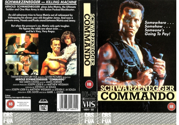 Commando | 20th Century Fox Videos (UK) Wiki | Fandom
