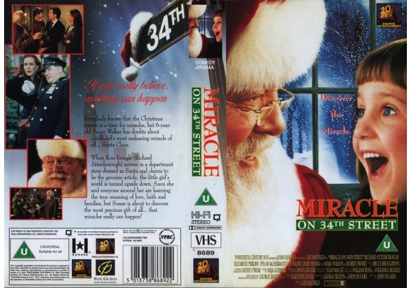 Miracle on 34th Street | 20th Century Fox Videos (UK) Wiki | Fandom