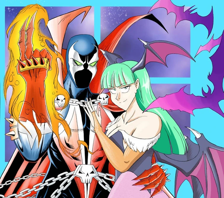 Spawn x Morrigan.☠ | Fandom