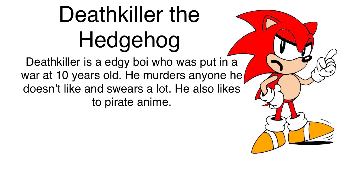 70% of Sonic OCs in a nutshell | Fandom