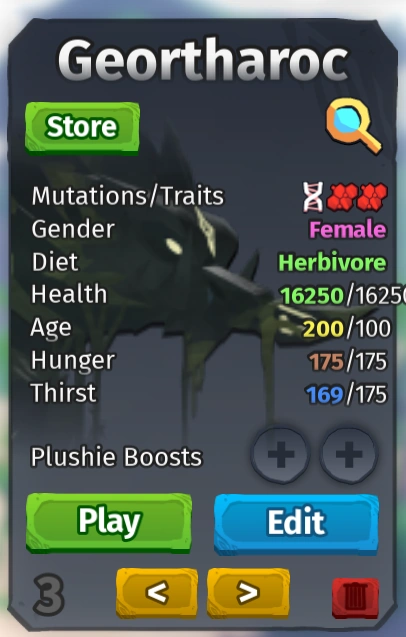 Selling Double-Red trait Geor | Fandom