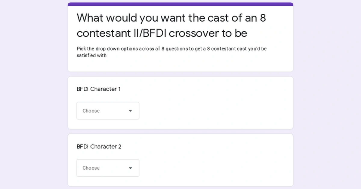 What Would You want a 12 Constant BFDI/II crossover's cast to be | Fandom