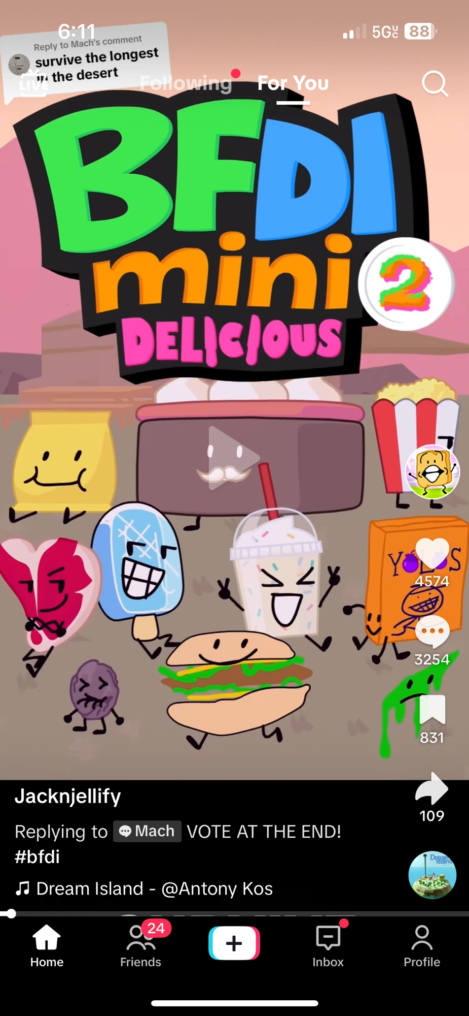Bfdi mini delicious episode 2 | Fandom