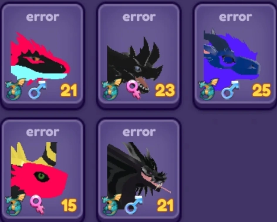 Need help on values of 1/3 errors! (All 1/3 black only saur 1/3 morpho) | Fandom