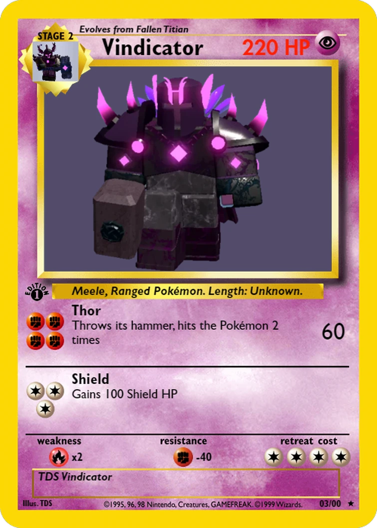Vindicator as a Pokémon | Fandom