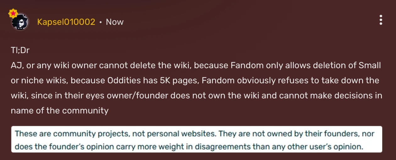 About the Sonic oddities wiki deletion | Fandom