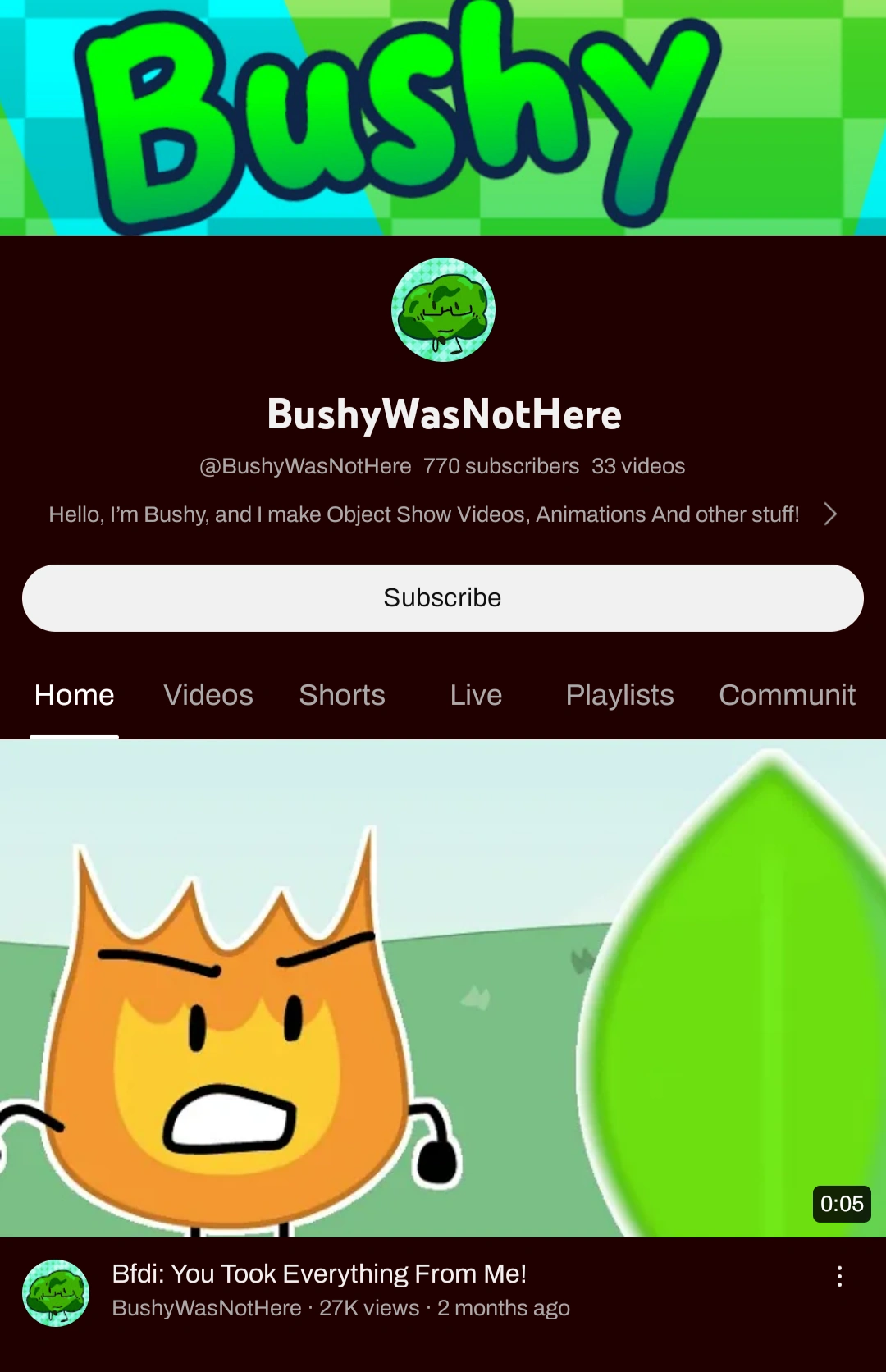 So unfortunately this OSC/BFDI Youtuber died earlier yesterday | Fandom