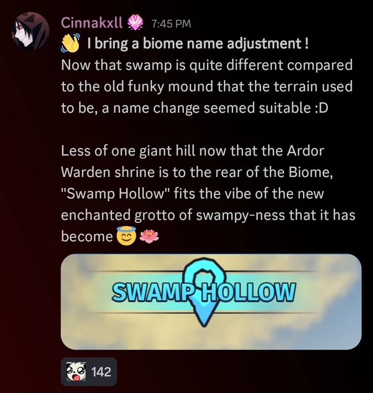 Whoever said to change the name "swamp hill", well congrats! | Fandom