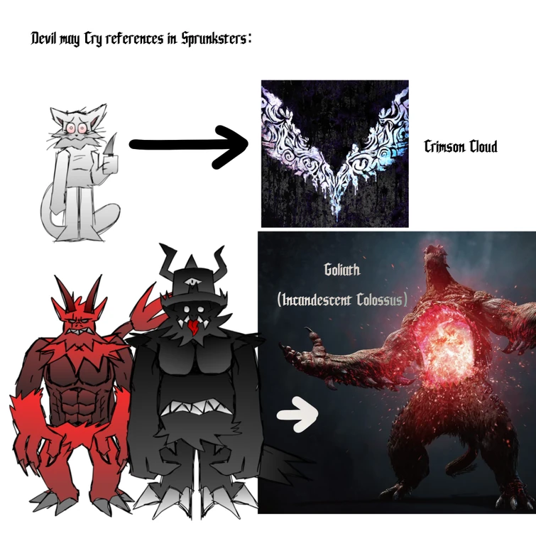 Devil may cry references found in Sprunksters | Fandom
