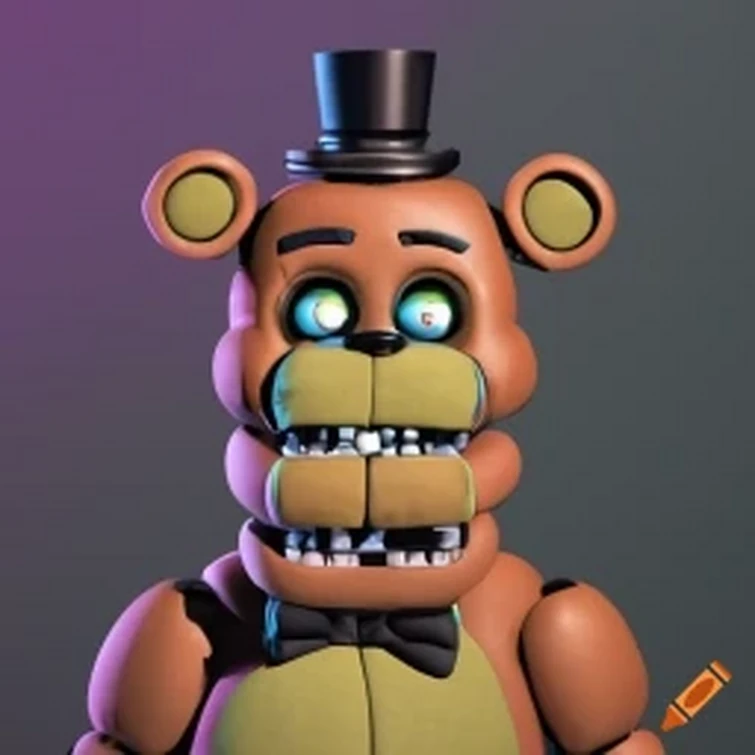 So I decided to ask an AI to generate images of Freddy Fazbear and ...